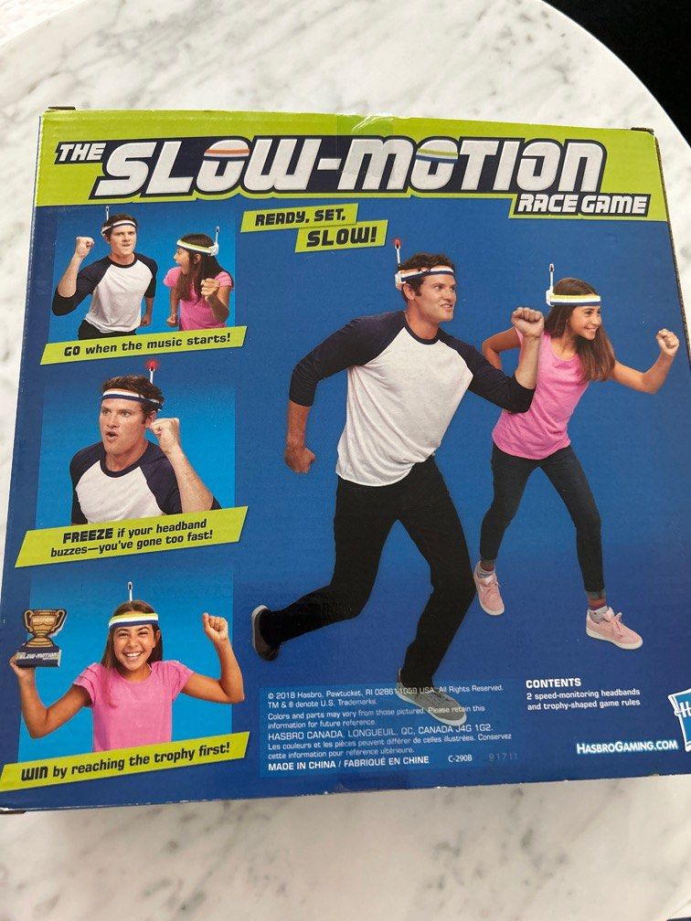 Hasbro the slow motion race game, Hobbies & Toys, Toys & Games on Carousell