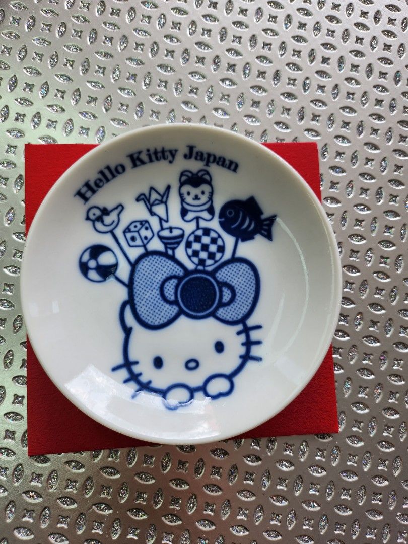 Hello Kitty Porcelain Saucer Bowl - Made in Japan, Furniture & Home ...