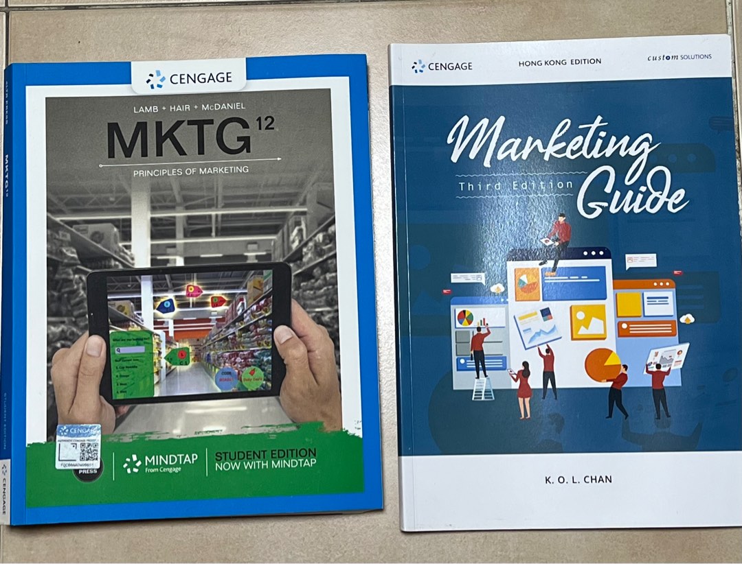 HKCC mkt(MKTG 12) and study guide, 興趣及遊戲, 書本 & 文具, 教科書 - Carousell