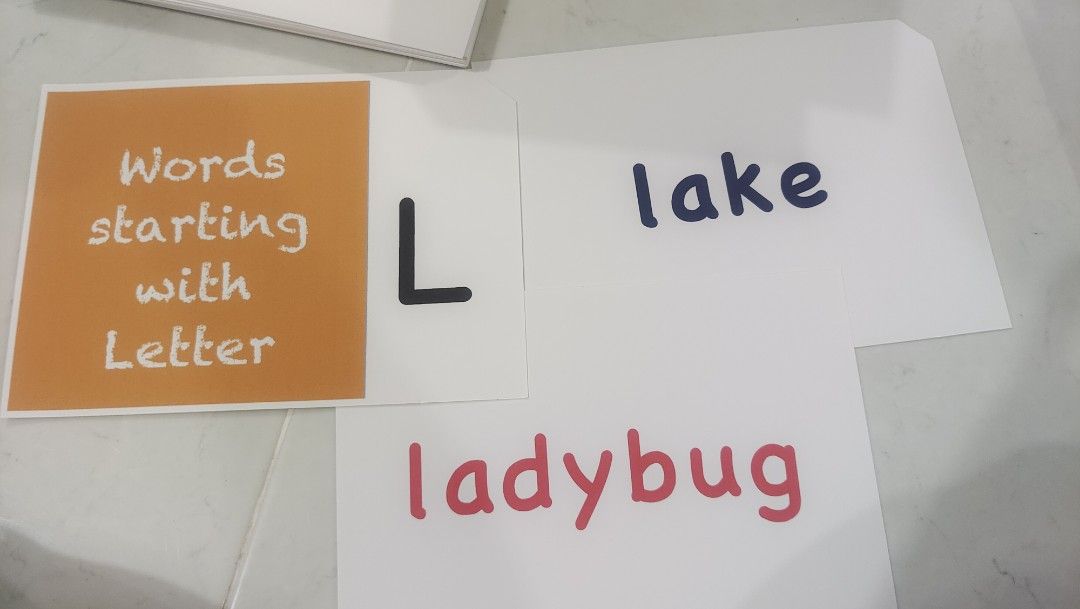 1800 Homemade words flashcards , Babies & Kids, Infant Playtime on ...