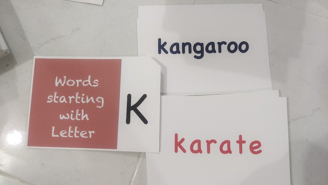 1800 Homemade words flashcards , Babies & Kids, Infant Playtime on ...