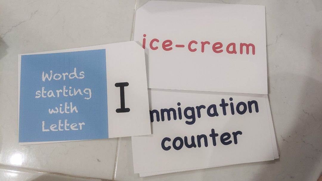 1800 Homemade words flashcards , Babies & Kids, Infant Playtime on ...