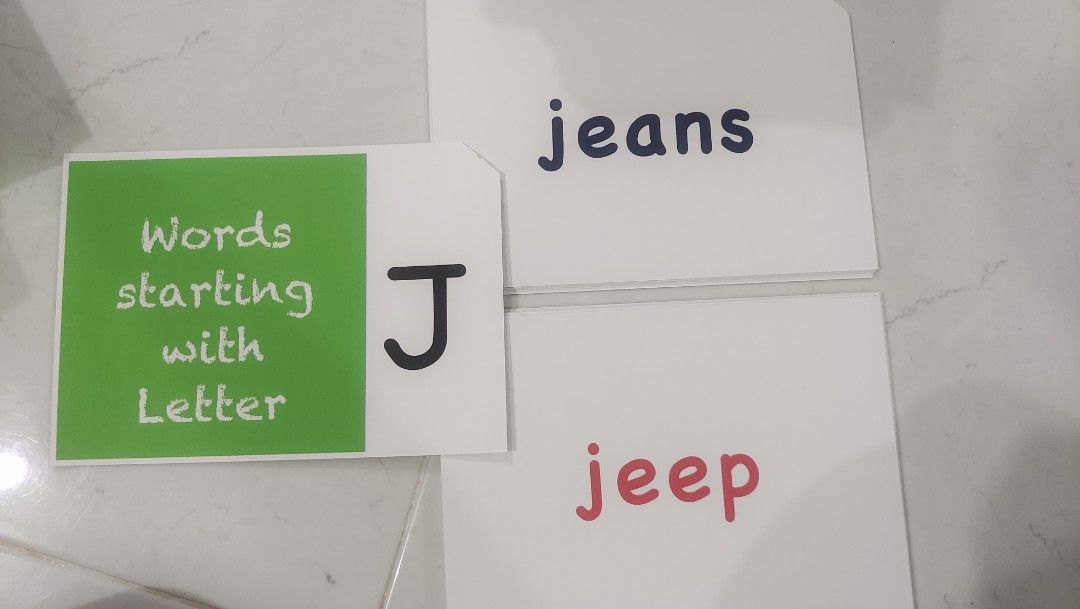 1800 Homemade words flashcards , Babies & Kids, Infant Playtime on ...