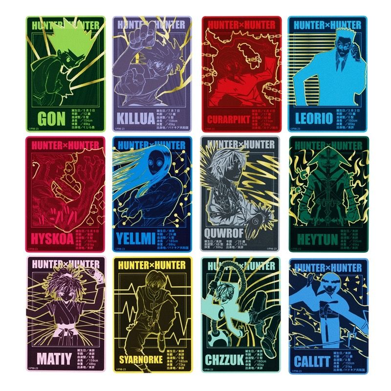 Hunter X Hunter Collectible Thick Acrylic Status Card, Hobbies & Toys ...