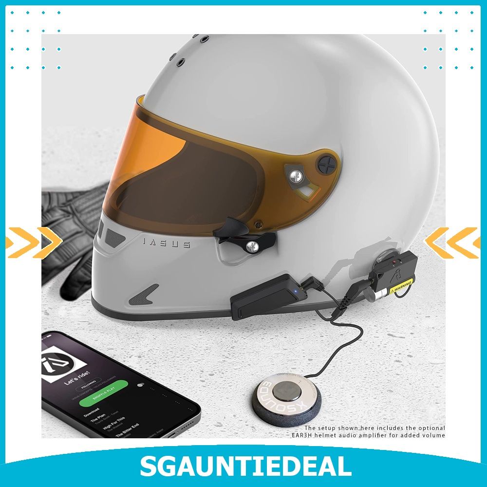 IASUS Premium Audio Motorcycle Helmet Speakers Work with Most Helmet ...