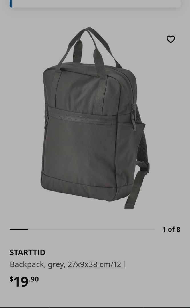 IKEA Backpack, Men's Fashion, Bags, Backpacks on Carousell