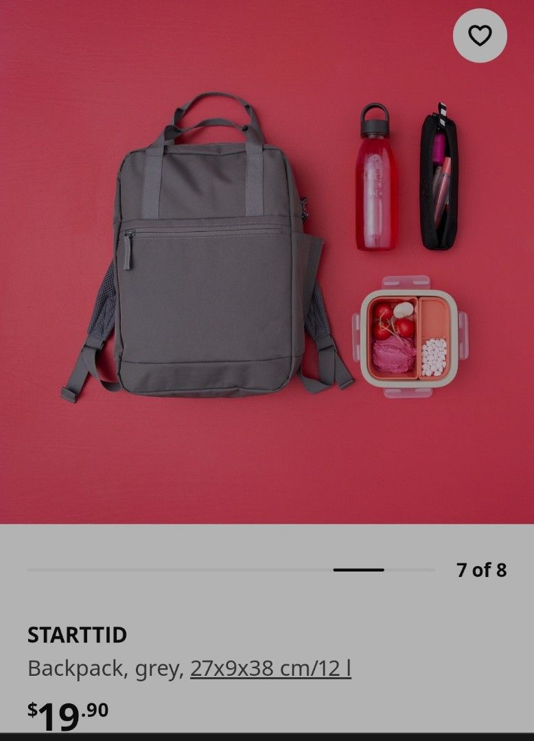 IKEA Backpack, Men's Fashion, Bags, Backpacks on Carousell