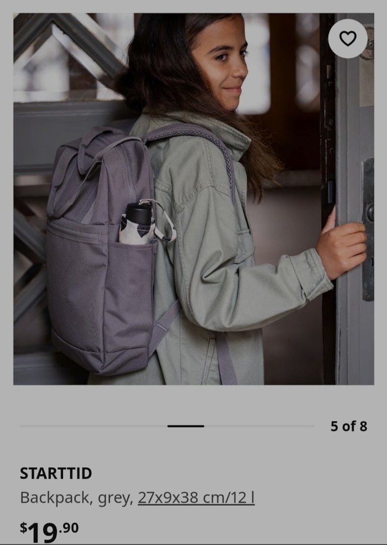 IKEA Backpack, Men's Fashion, Bags, Backpacks on Carousell
