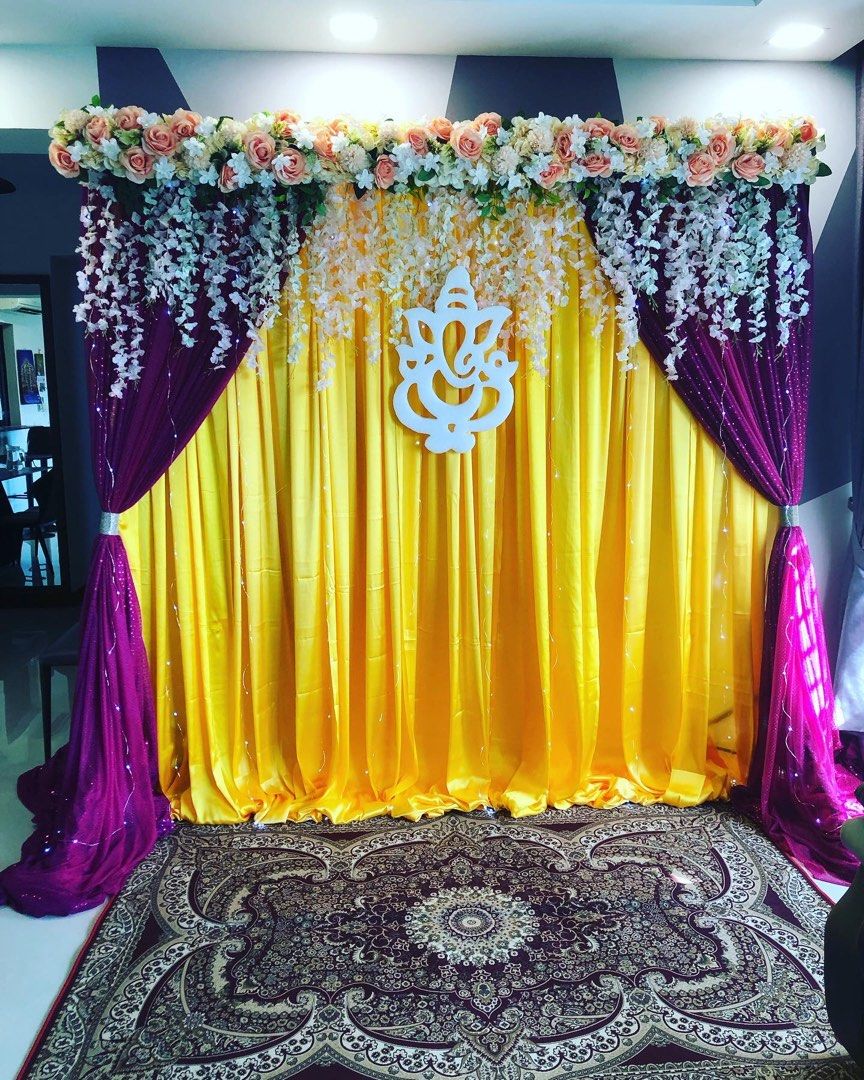 Indian decoration for Puberty baby shower bangle ceremony valaikaappu ...