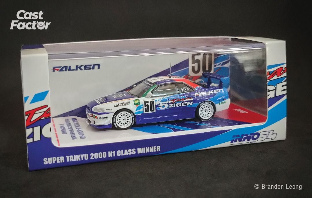 INNO 64 - Nissan Skyline GT-R R34 5ZIGEN FALKEN Super Taikyu 2000 N1 Class Winner, Hobbies ...