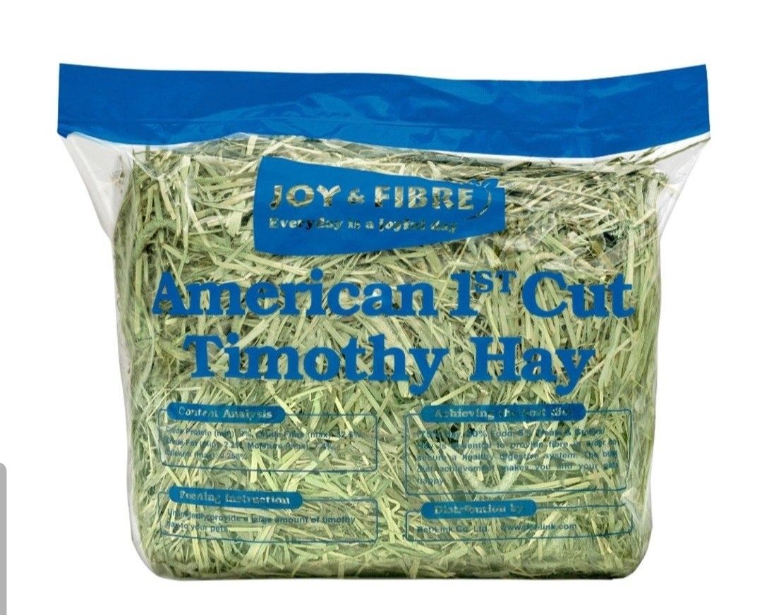 Joy & Fibre 1st Cut Timothy Hay, Pet Supplies, Pet Food on Carousell