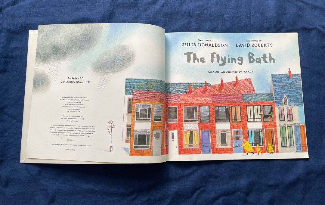 Julia Donaldson 著名幼兒兒童故事書 - The Flying Bath ; Julia Donaldson’s famous ...