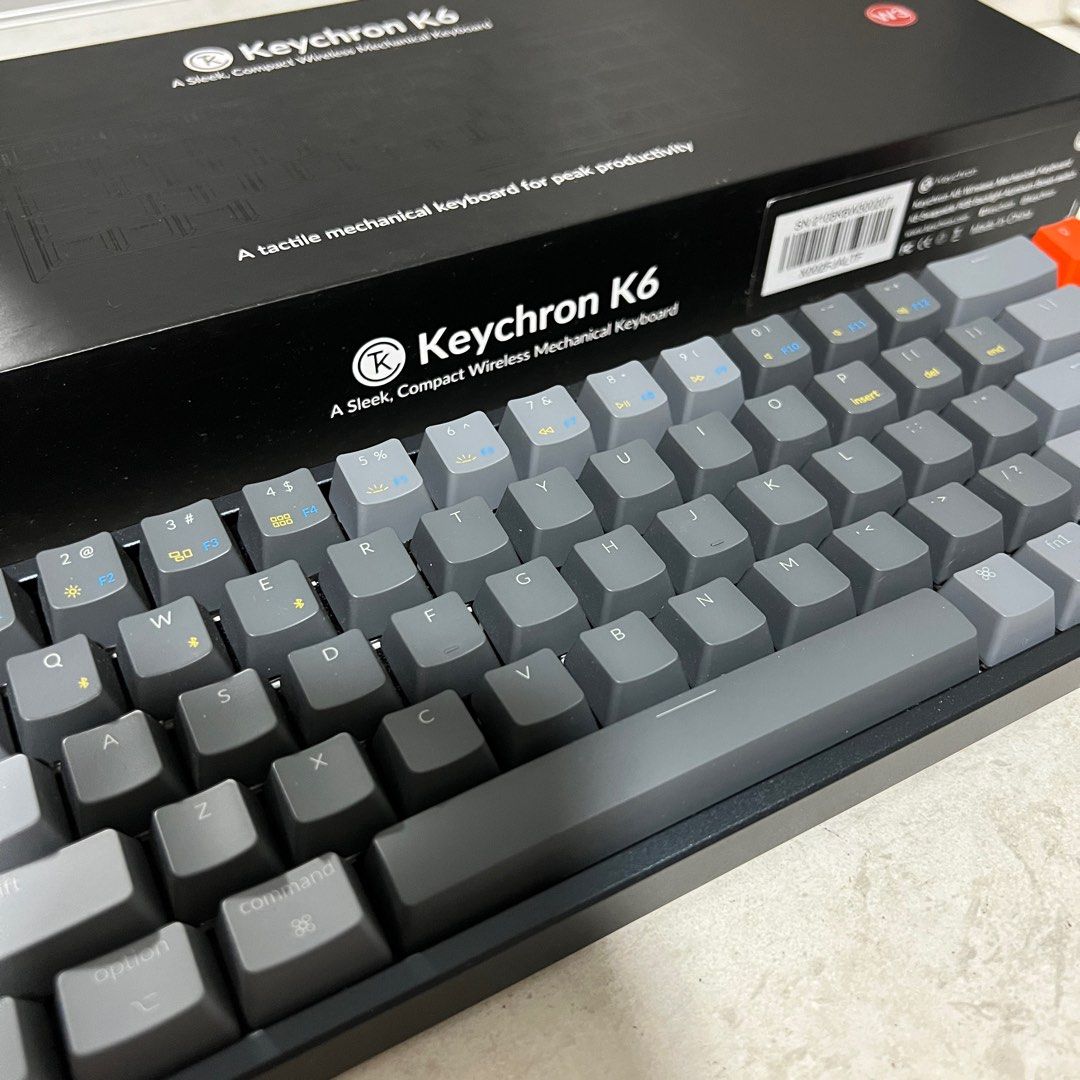 Keychron K6 (Wireless, RGB, Hotswappable, Brown Switches), Computers & Tech, Parts & Accessories ...