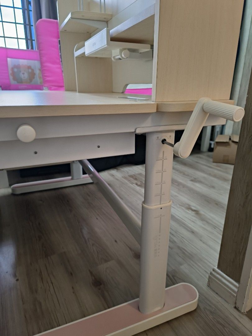 Kids table/adjustable study table with chair, Babies & Kids, Baby ...