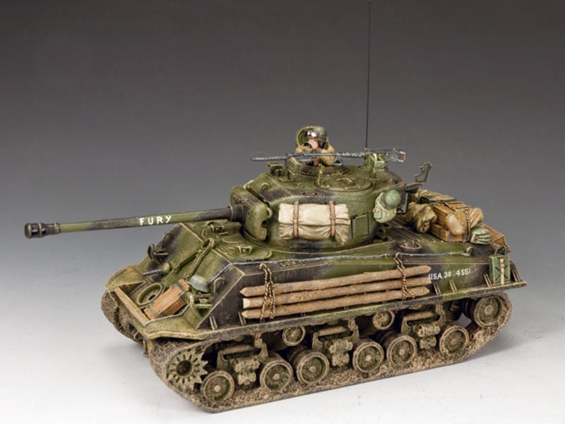King and Country DD279 Sherman Fury tank, Hobbies & Toys, Toys & Games ...