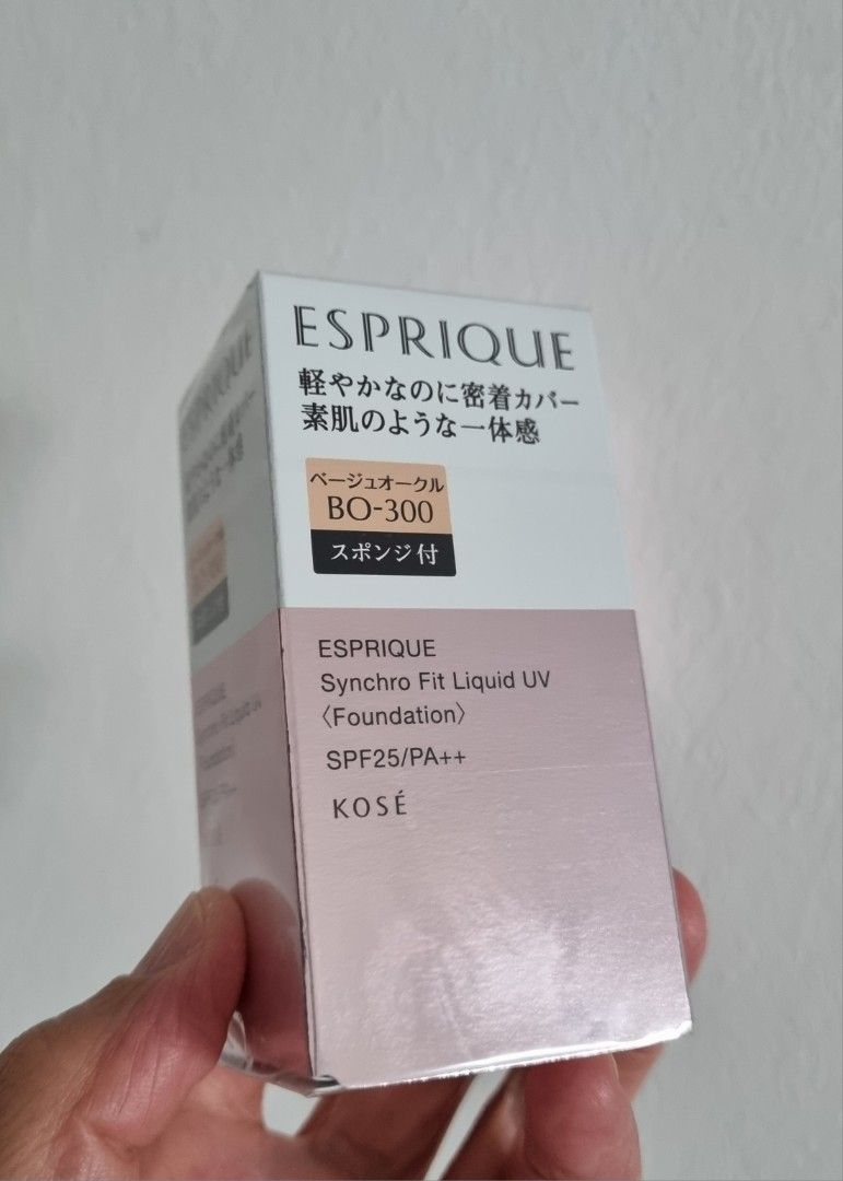 KOSE Esprique Synchro Fit Liquid UV Foundation Beige Orche, Beauty & Personal Care, Face, Face ...
