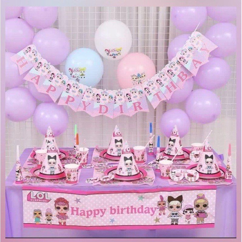 Lol Surprise Dolls party supplies - birthday banner / party deco ...