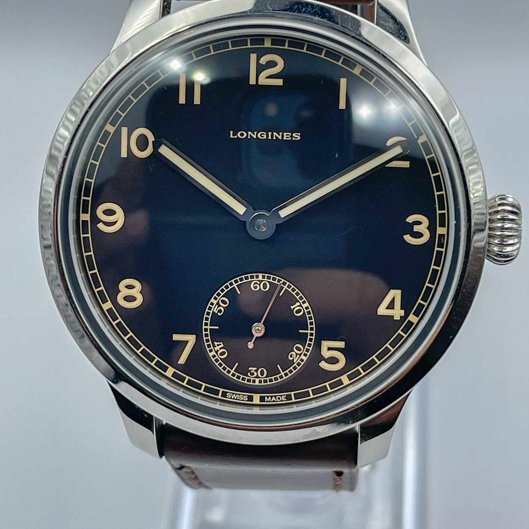 LONGINES - VINTAGE REISSUE - HERITAGE MILITARY 1938 LIMITED EDITION ...