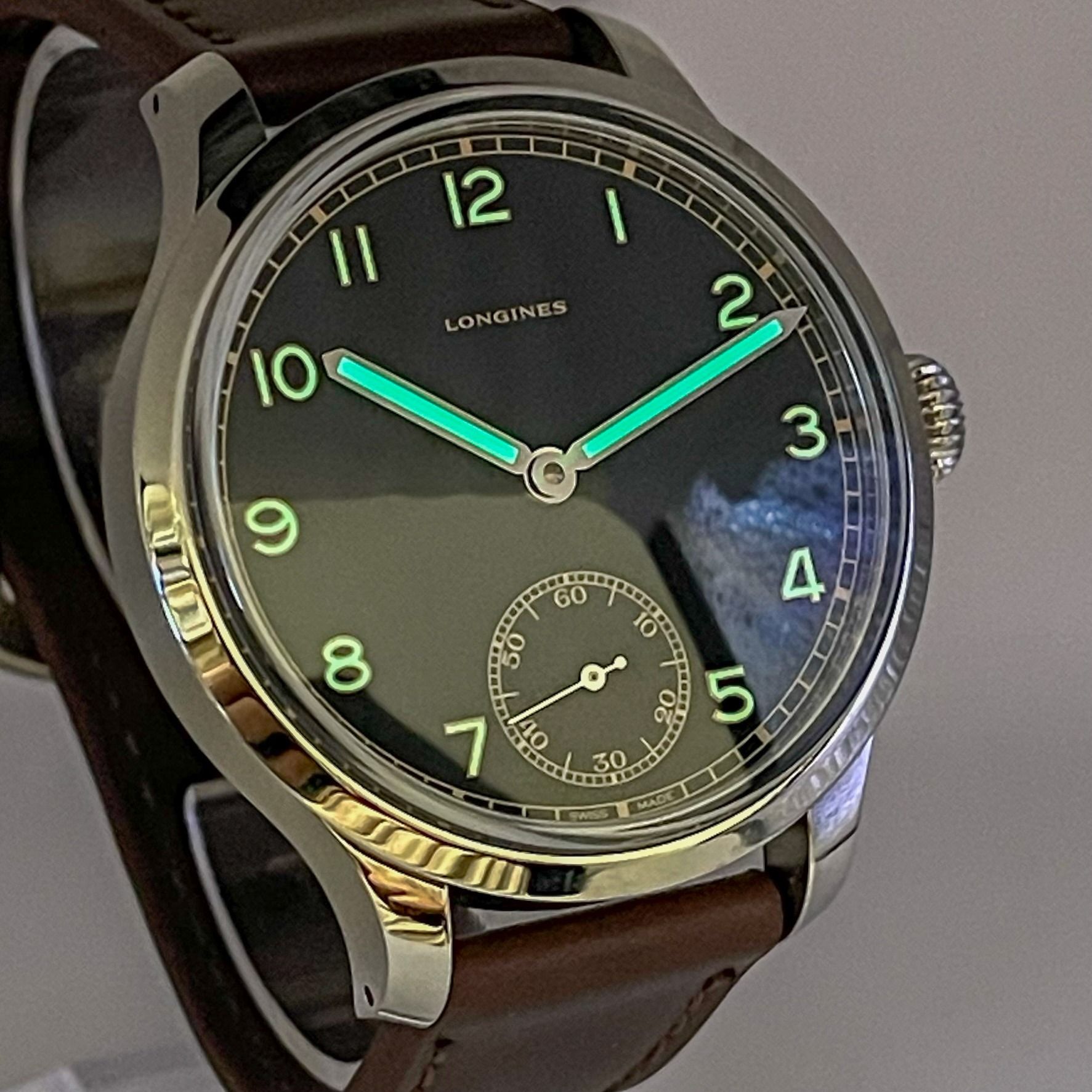 LONGINES - VINTAGE REISSUE - HERITAGE MILITARY 1938 LIMITED EDITION ...