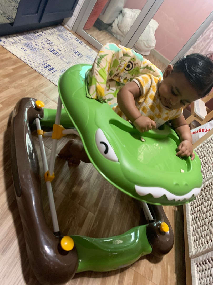 Lucky baby walker and rocker, Babies & Kids, Infant Playtime on Carousell