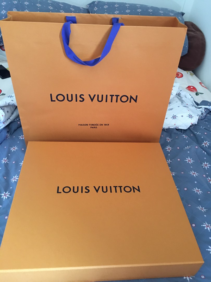 Lv box and paperbag, Luxury, Accessories on Carousell