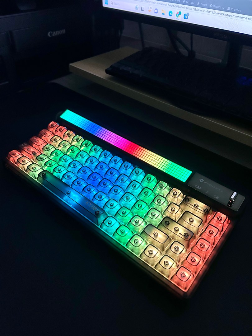 Machenike KT68 Pro Smart Screen mechanical keyboard (Fully modded ...