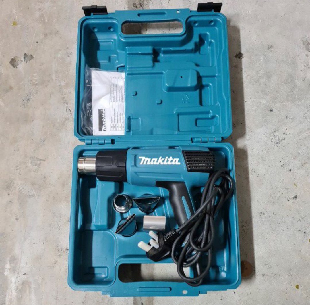Makita HG6530VK Corded AC Heat Gun, 2000W, with accessories., Furniture & Home Living, Home ...