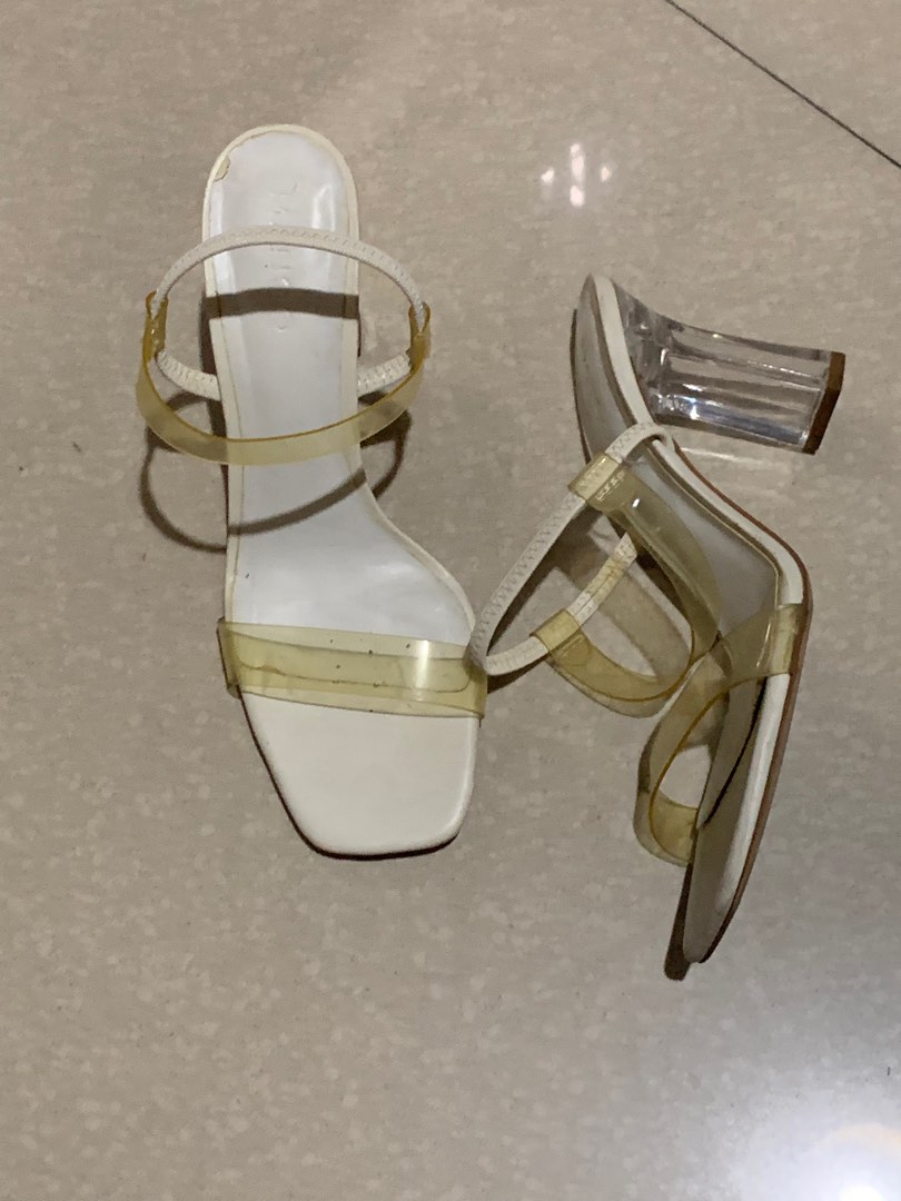 Mango PVC Heels, Women's Fashion, Footwear, Heels on Carousell