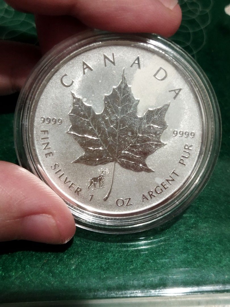 Maple Leaf .999 Fine Coin Silver, Hobbies & Toys, Memorabilia ...