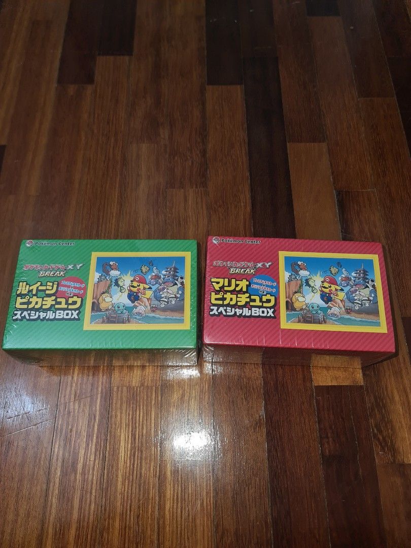Mario Luigi Pikachu Box, Hobbies & Toys, Toys & Games on Carousell
