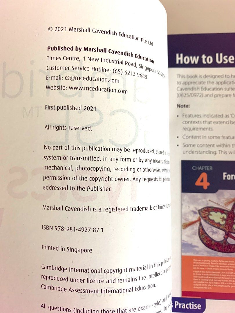 Marshall Cavendish: Cambridge IGCSE Biology/Chemistry/Physics O-Level ...