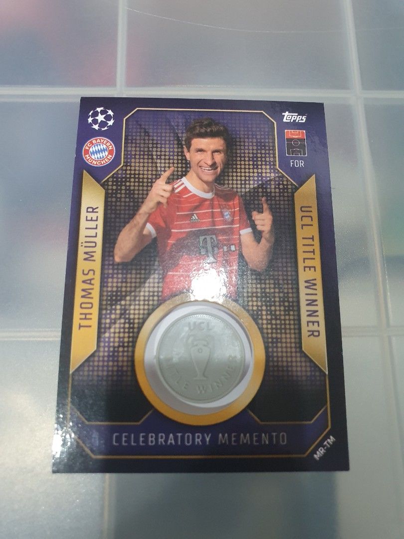 Match Attax Thomas Muller UCL Title Winner, Hobbies & Toys, Memorabilia ...