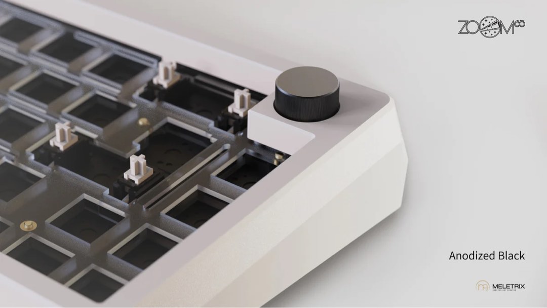 Meletrix Zoom65 Zoom 65 Aluminum Knob, Anodized Black, Computers & Tech ...