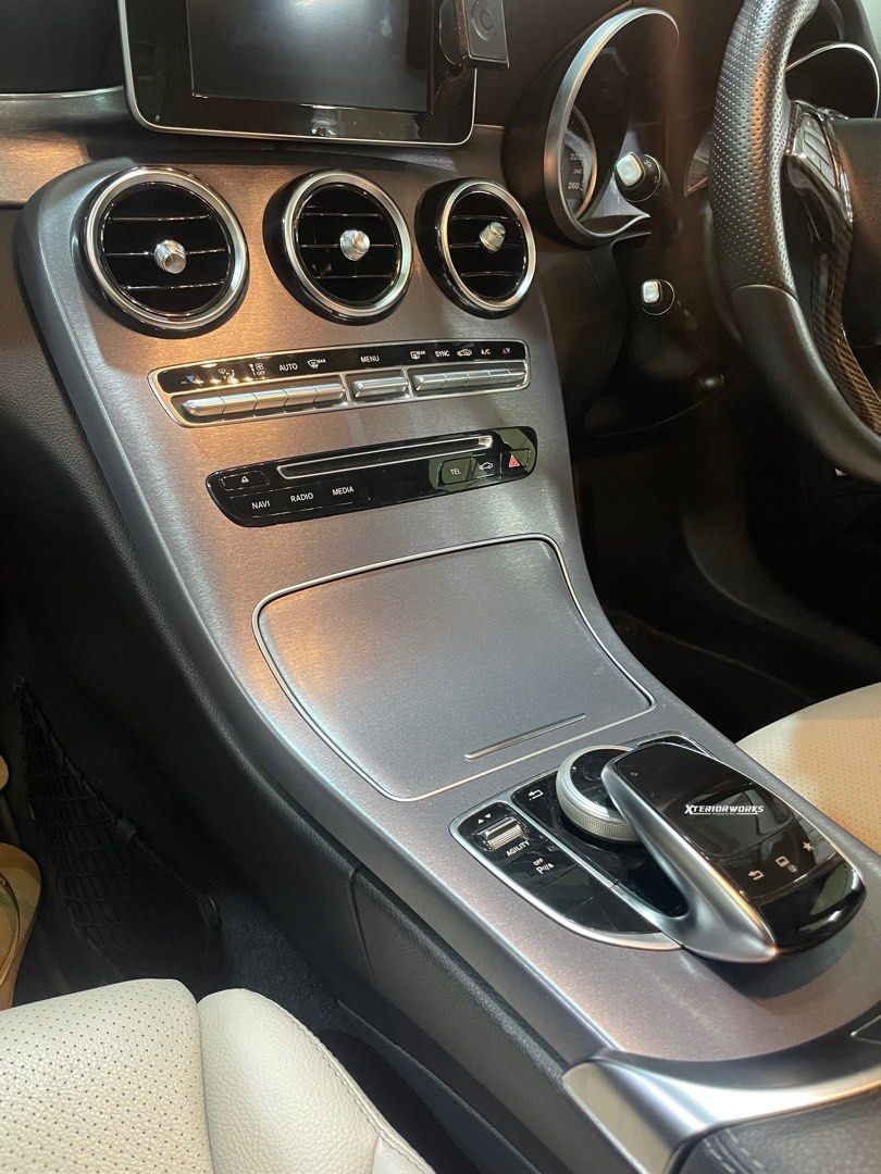 Mercedes Center console sticker wrap, Car Accessories, Accessories on ...