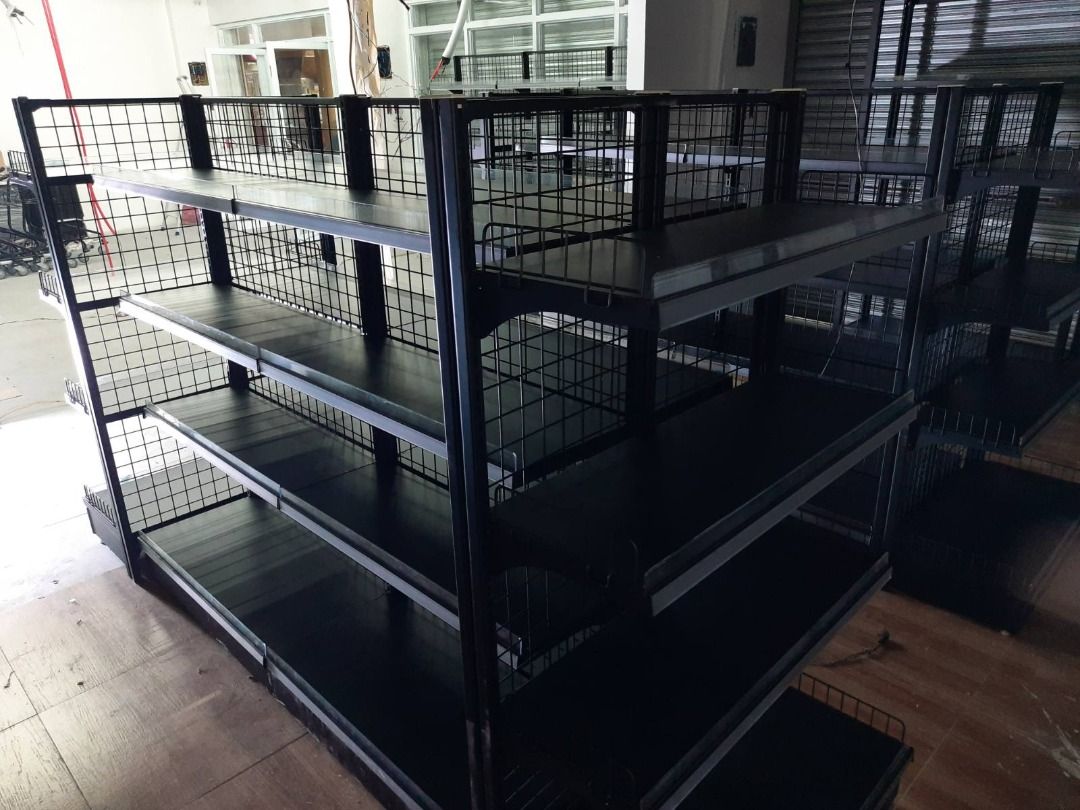 Mesh Type Gondola Korean Rack, Furniture & Home Living, Furniture ...