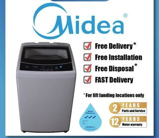 Midea Washing Machine, TV & Home Appliances, Washing Machines and Dryers on Carousell