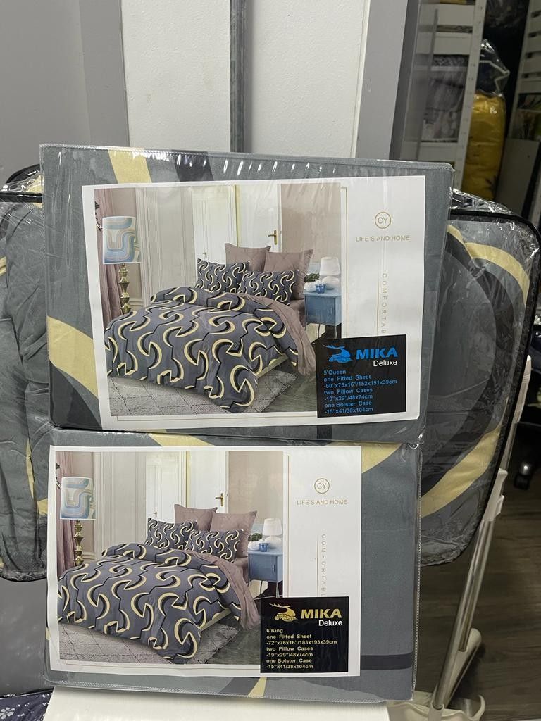 Mika Deluxe Queen / King with comfort full set, Furniture & Home Living ...