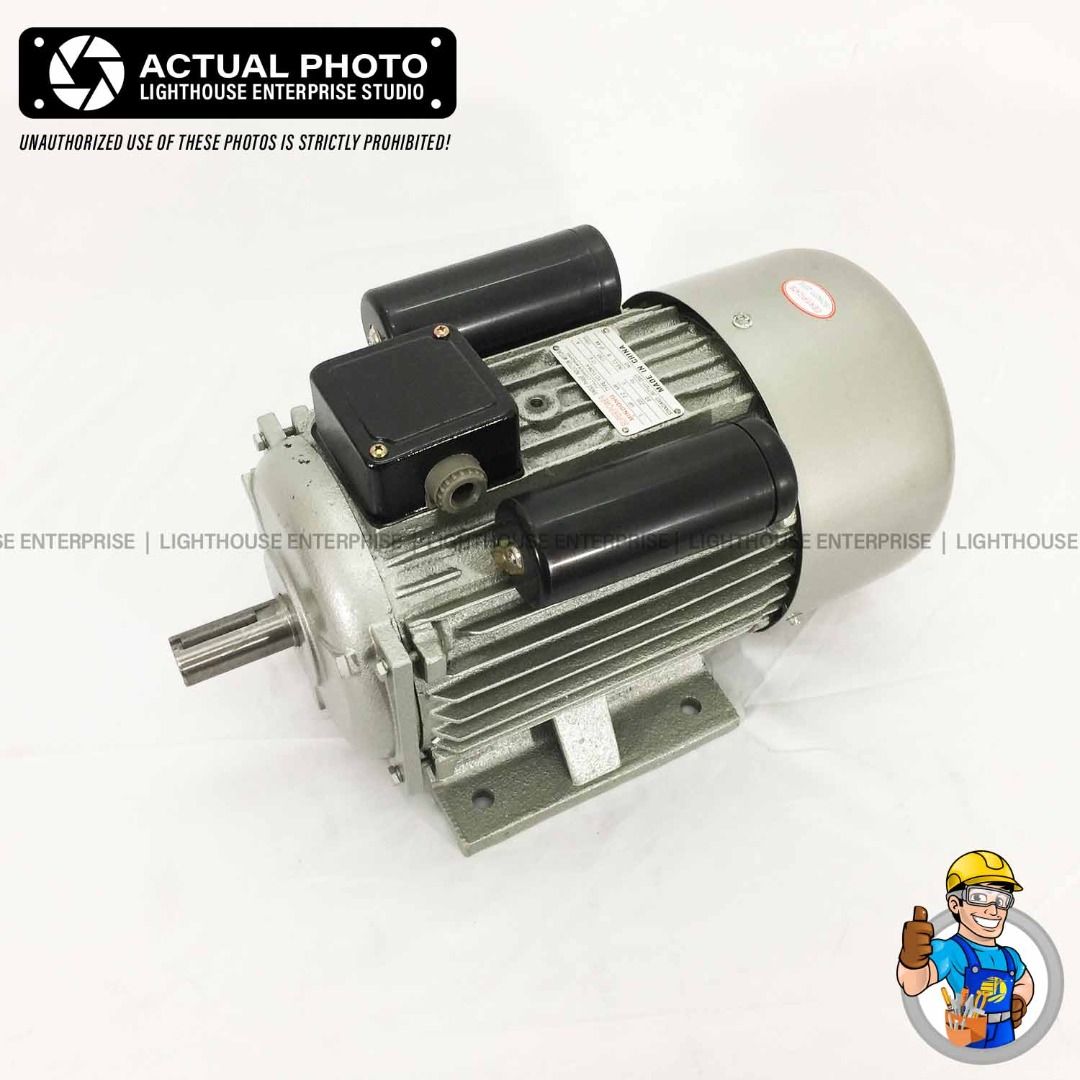 MINDONG Single Phase Induction Motor / Electric Motor Full Copper ...