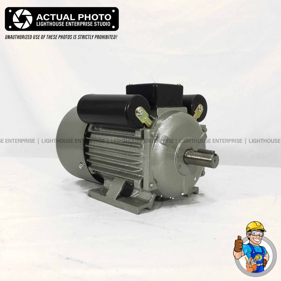MINDONG Single Phase Induction Motor / Electric Motor Full Copper ...