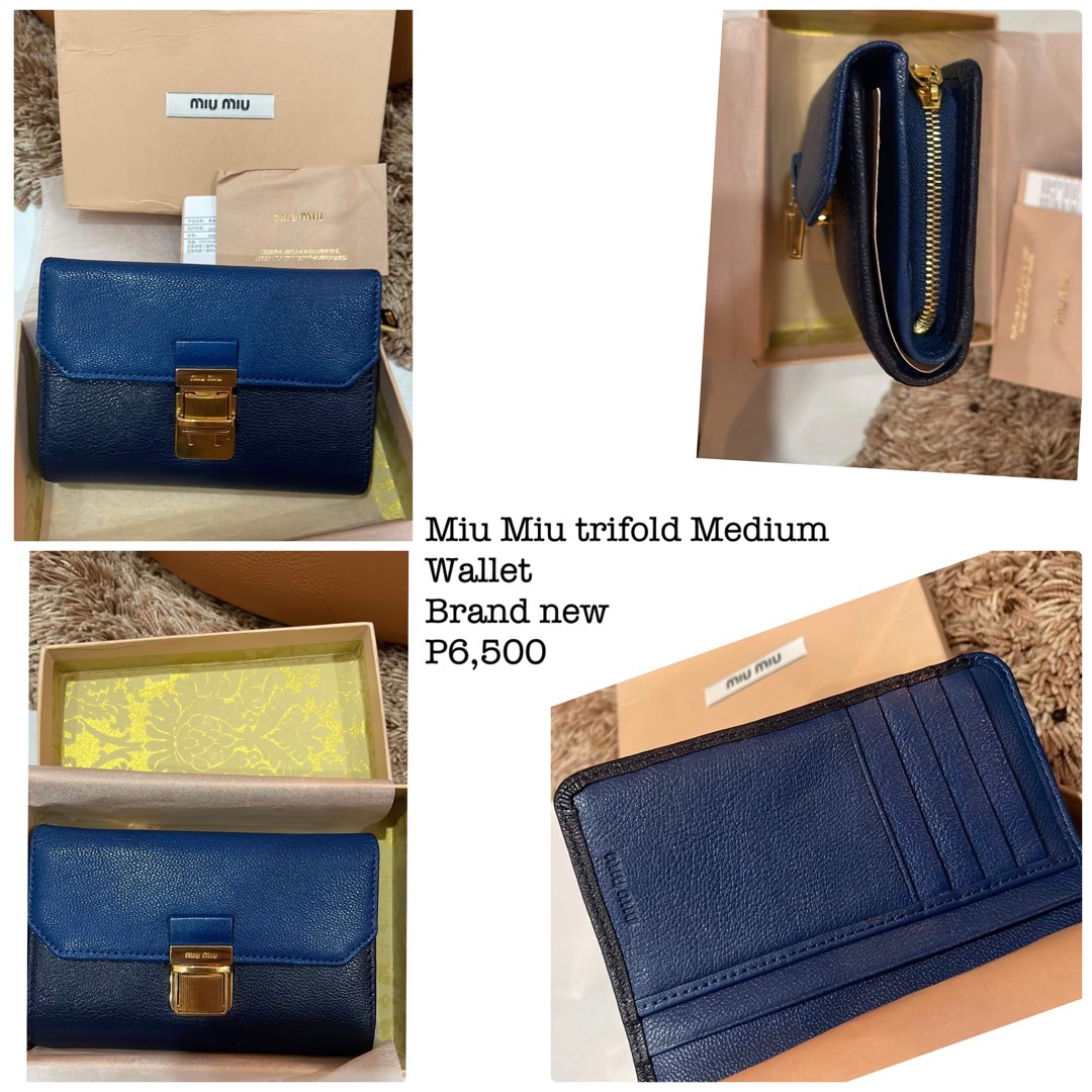 MIU MIU Wallet, Women's Fashion, Bags & Wallets, Wallets & Card holders ...