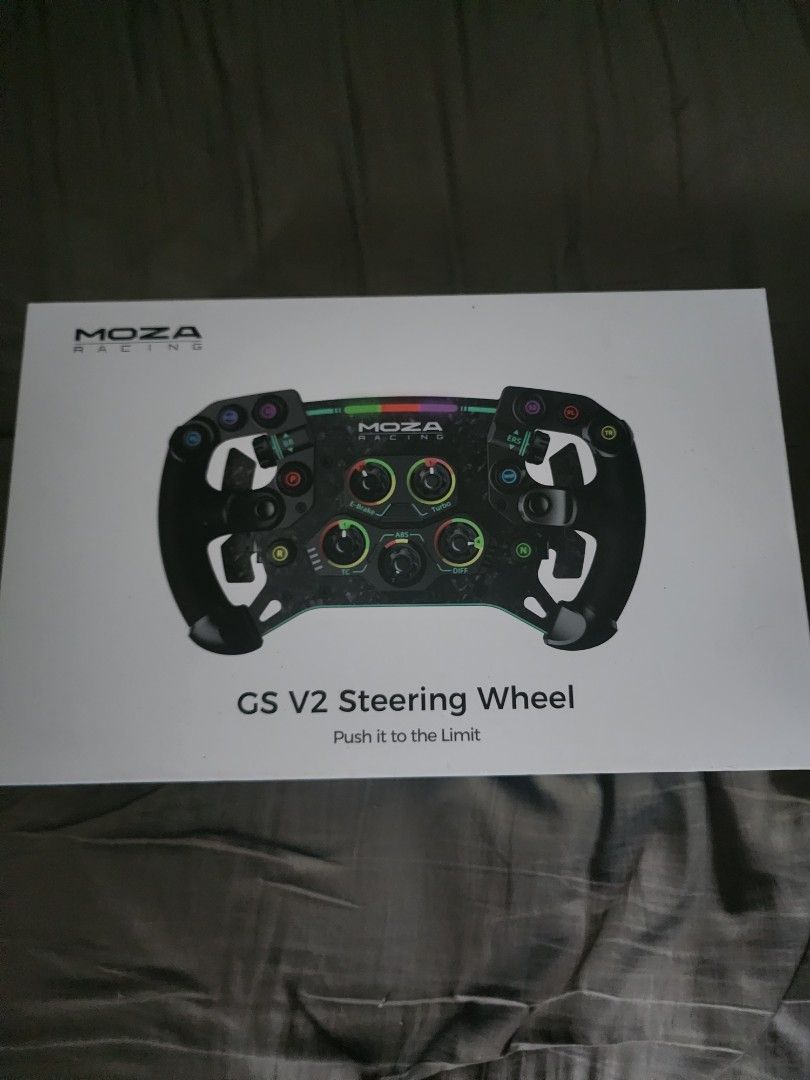 MOZA GS Steering wheel (leather edition), Video Gaming, Gaming ...