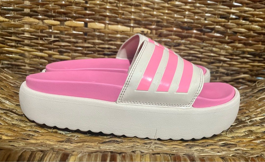 My preloved Adidas Adilette Platform Slides on Carousell