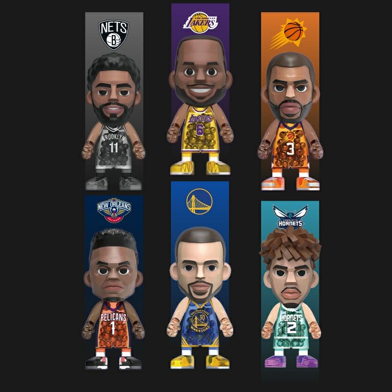 [NBA ACEPLAYER] NBA MONEY BALL SERIES FEATURING STEPHEN CURRY KYRIE IRVING LEBRON JAMES LAMELO ...