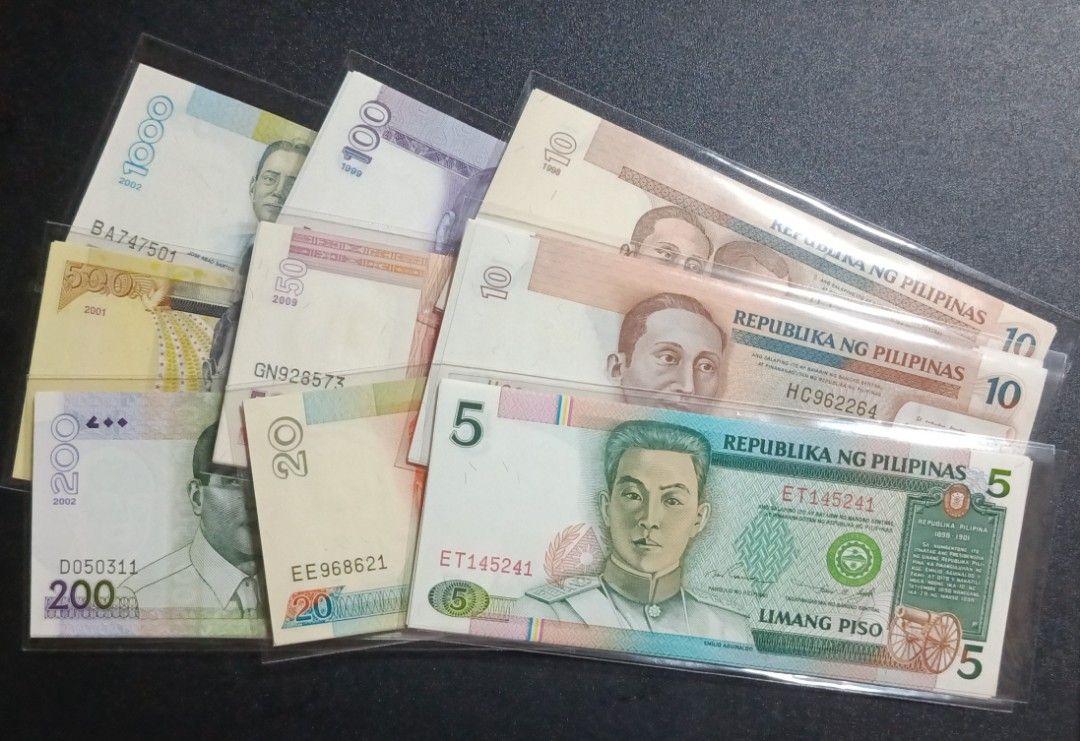 NDS SERIES PHILIPPINE OLD BILLS UNCIRCULATED MINT CONDITION ...