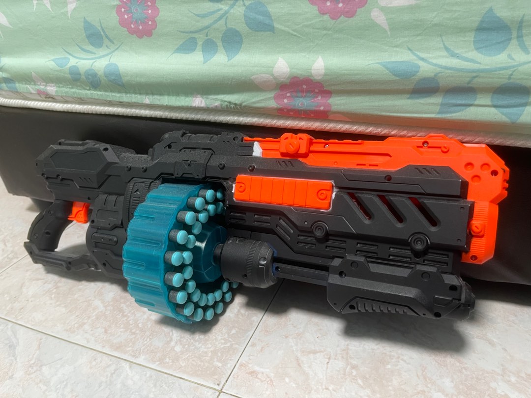 Nerf Pump action shotgun, Hobbies & Toys, Toys & Games on Carousell