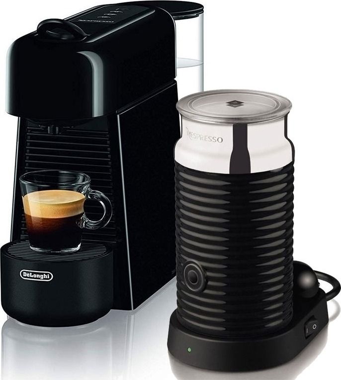 NESPRESSO: Essenza Plus Limousine Black & Aeroccino Bundle, TV & Home ...