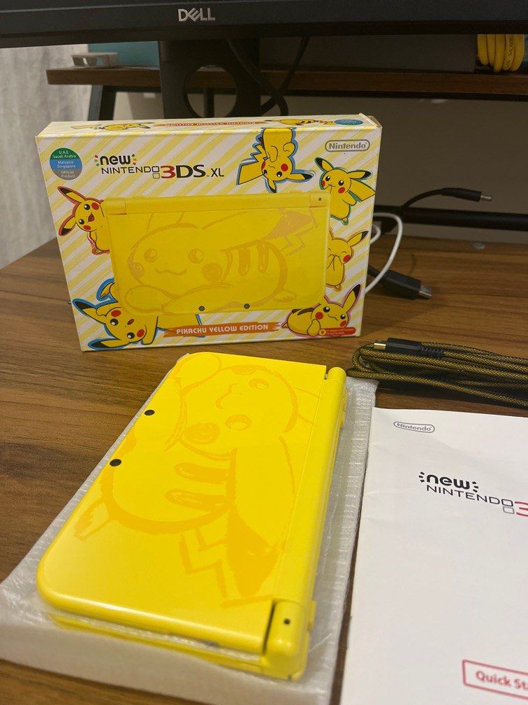 New Nintendo 3DS XL Pikachu Yellow Edition on Carousell
