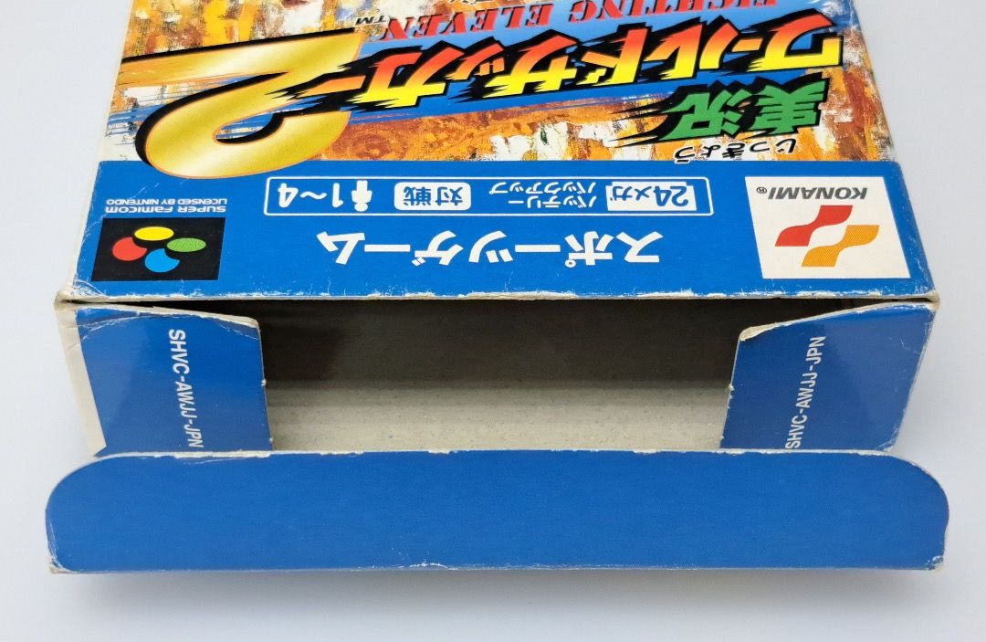 Nintendo Super Famicom Konami Fighting Winning Eleven 超級任天堂 超任 實況足球2 ...