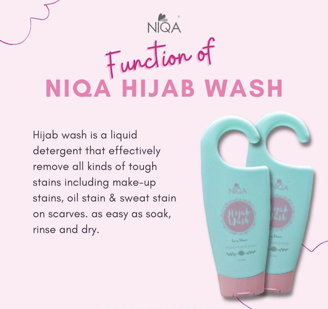 NIQA Hijab Wash Trio Combo, Furniture & Home Living, Cleaning ...
