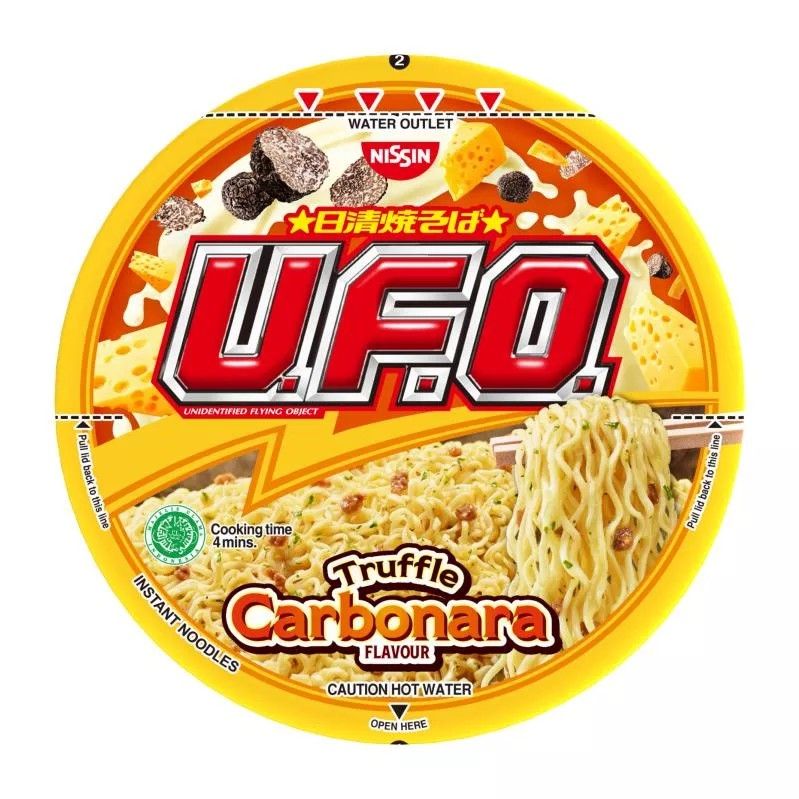 Nissin UFO Korean spicy noodles carbonara hot chicken takayaki ...